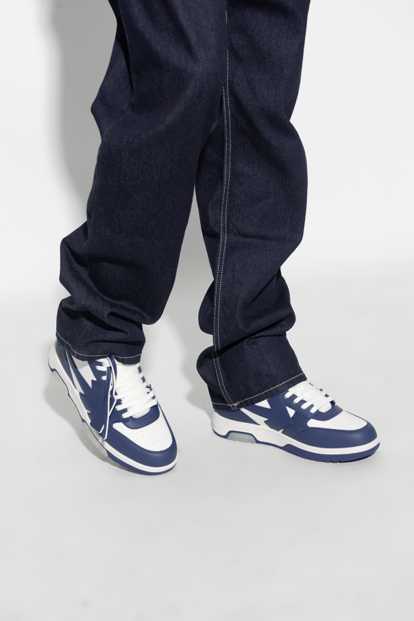 White Navy blue Out Of Office high Converse Chuck Taylor All Star Ox Mens Shoes Egret Black White SchaferandweinerShops Germany top sneakers Off